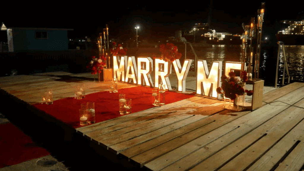 A Love Story by the Waterfront:Christina & Ryan’s Proposal at Sails ...